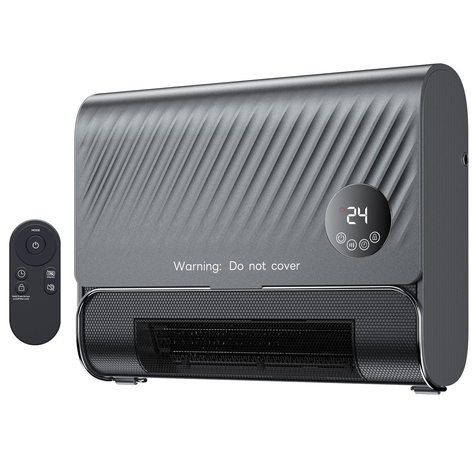 MCQ Smart Wall Heater, Electric Space Heater for Bedroom, Vertical ...