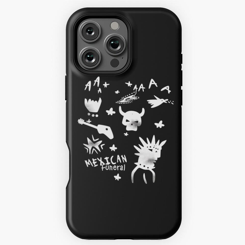MCR Mexican Funeral Emo Rock Art Phone Case for iPhone 16 15 14 13 12 ...