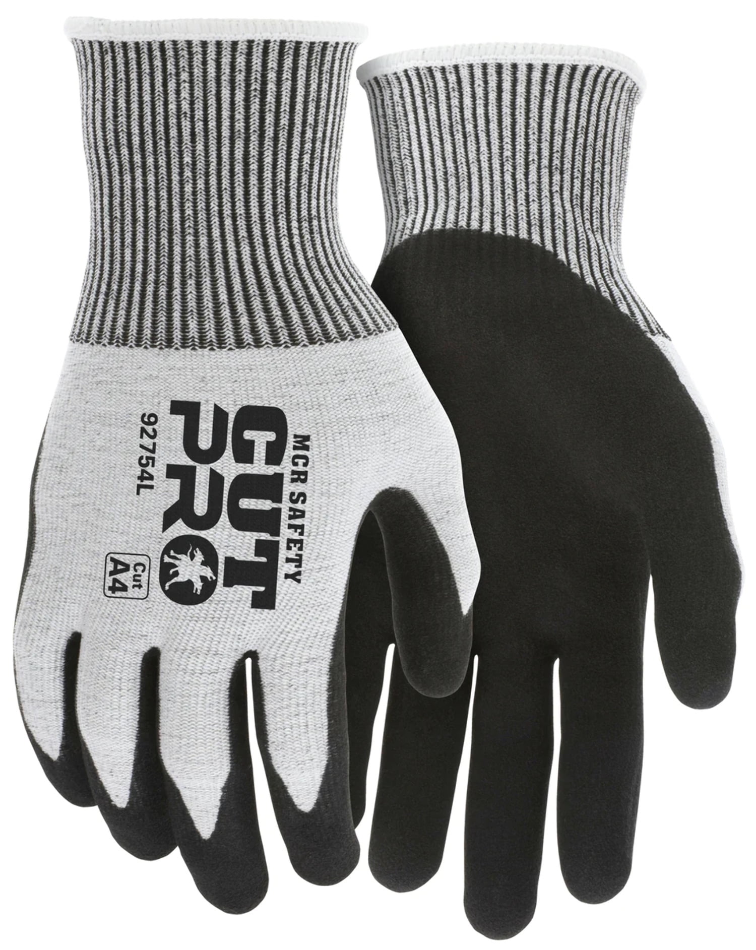 MCR Safety 92754 Cut Pro® Work Gloves 13 Gauge Cut Resistant HyperMax ...