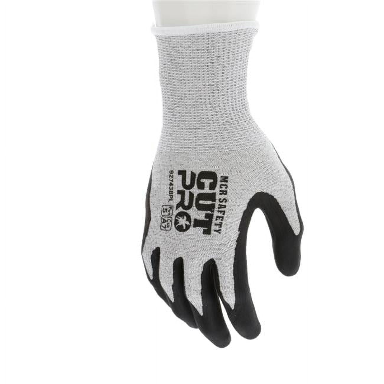 MCR Safety Cut Pro Gloves, 13 Gauge, HPPE/Steel Shell, M, 1 Dozen (127 ...