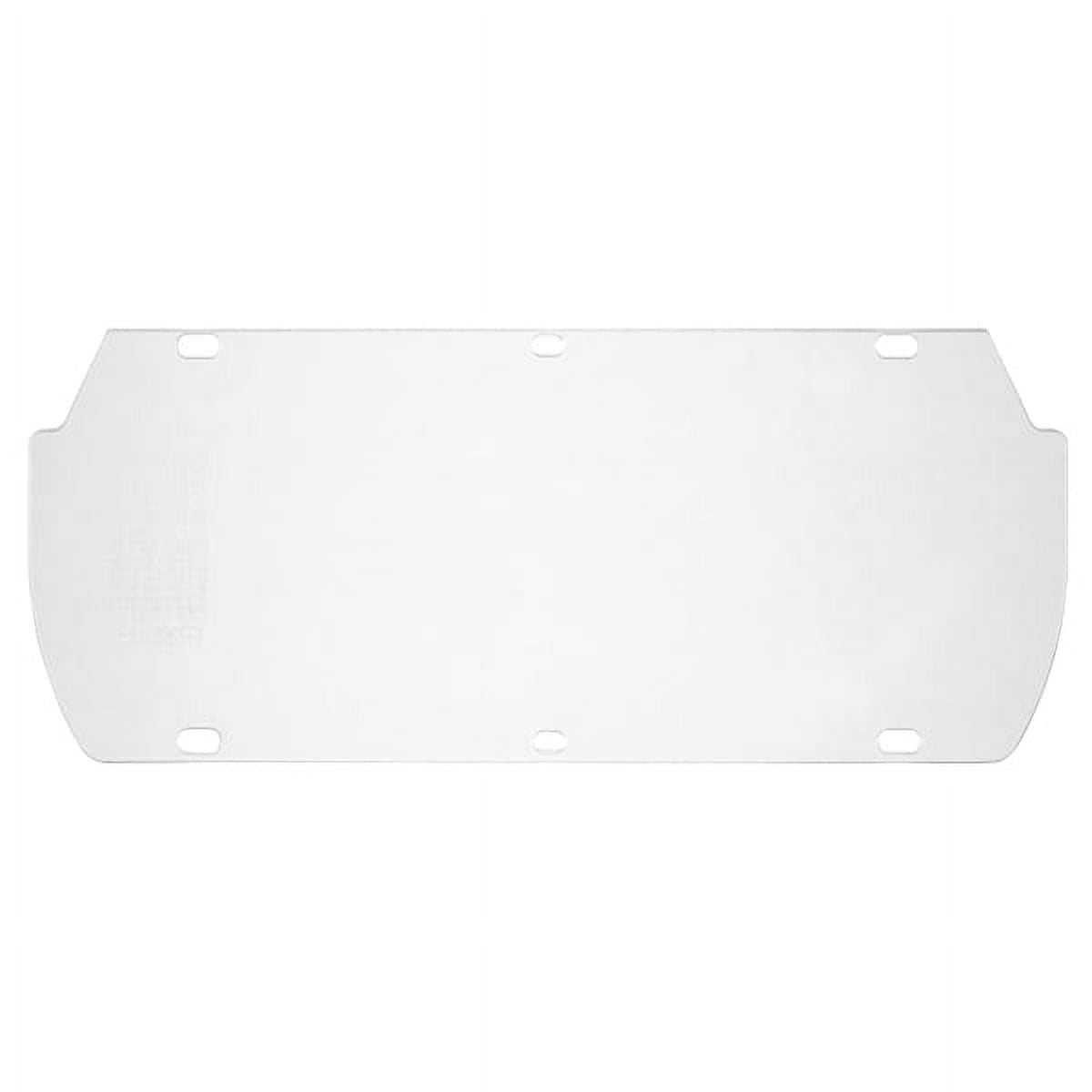 MCR Safety Double Matrix Face Shield, Polycarbonate, Clear (4 Units ...