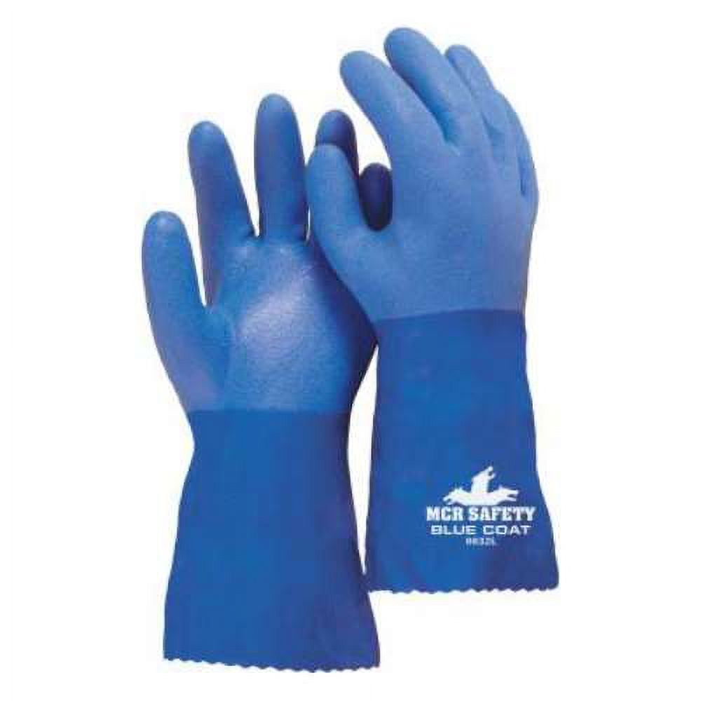 MCR Safety Memphis BlueCoat, Gauntlet, Blue, Sandy, Large - 1 Dozen ...