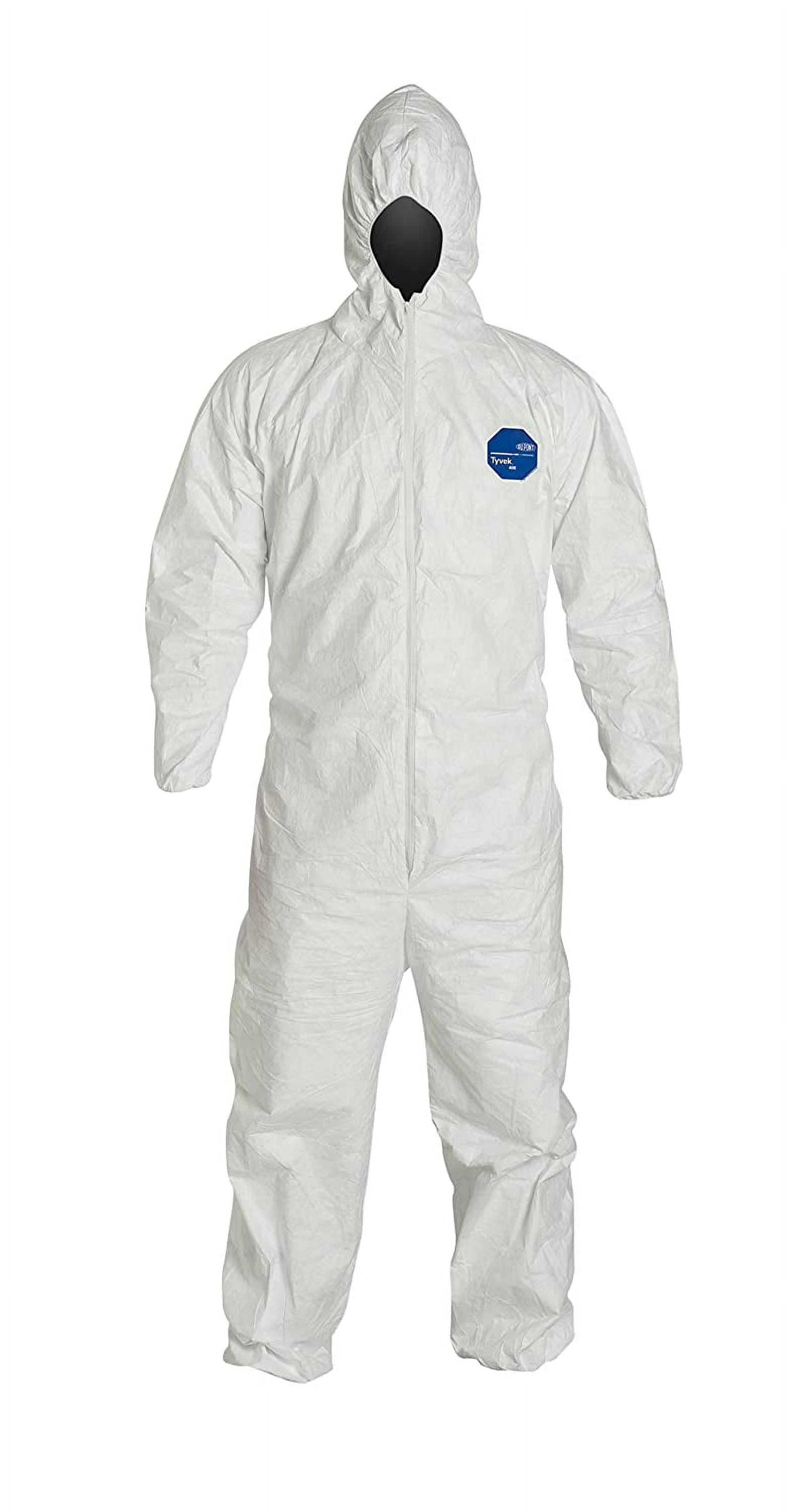 (Case/25) MCR Safety TY127S Dupont Tyvek Coverall, Coverall With Zipper ...