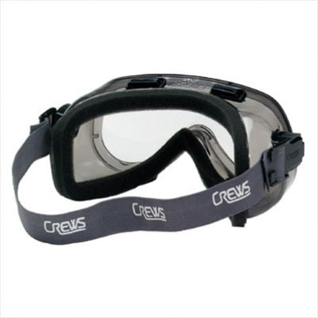 MCR Safety Verdict Goggles, Clear/Gray, Scratch Resistant, Foam Lining ...