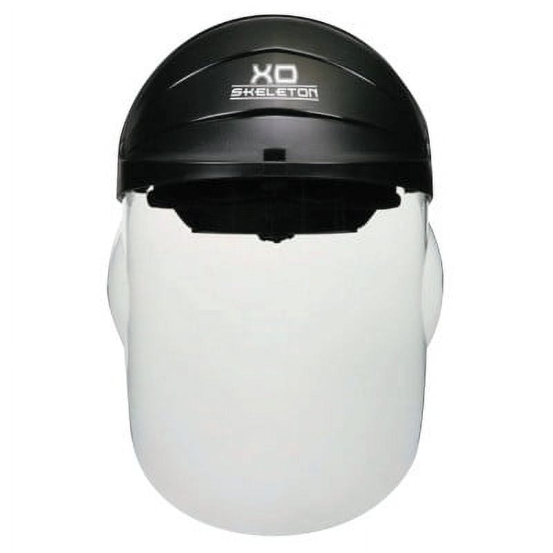 XO Skeleton Headgear with Molded Faceshield, Clear, 12-1/2 in L, 9 in H ...
