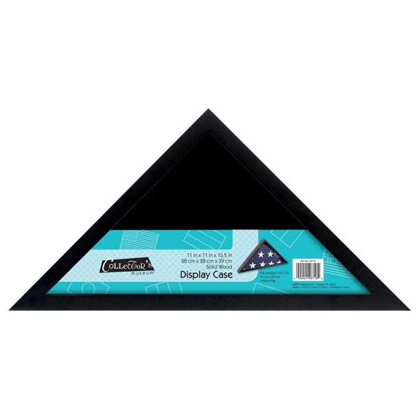 MCS 11x15" Mini Flag Display Case, Black - Walmart Business Supplies