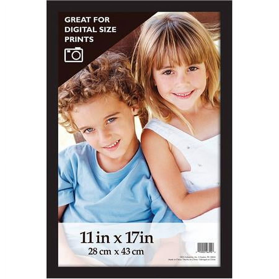 GALLERY flat-top black wood document 11x17 frame from MCS - 11x17 ...