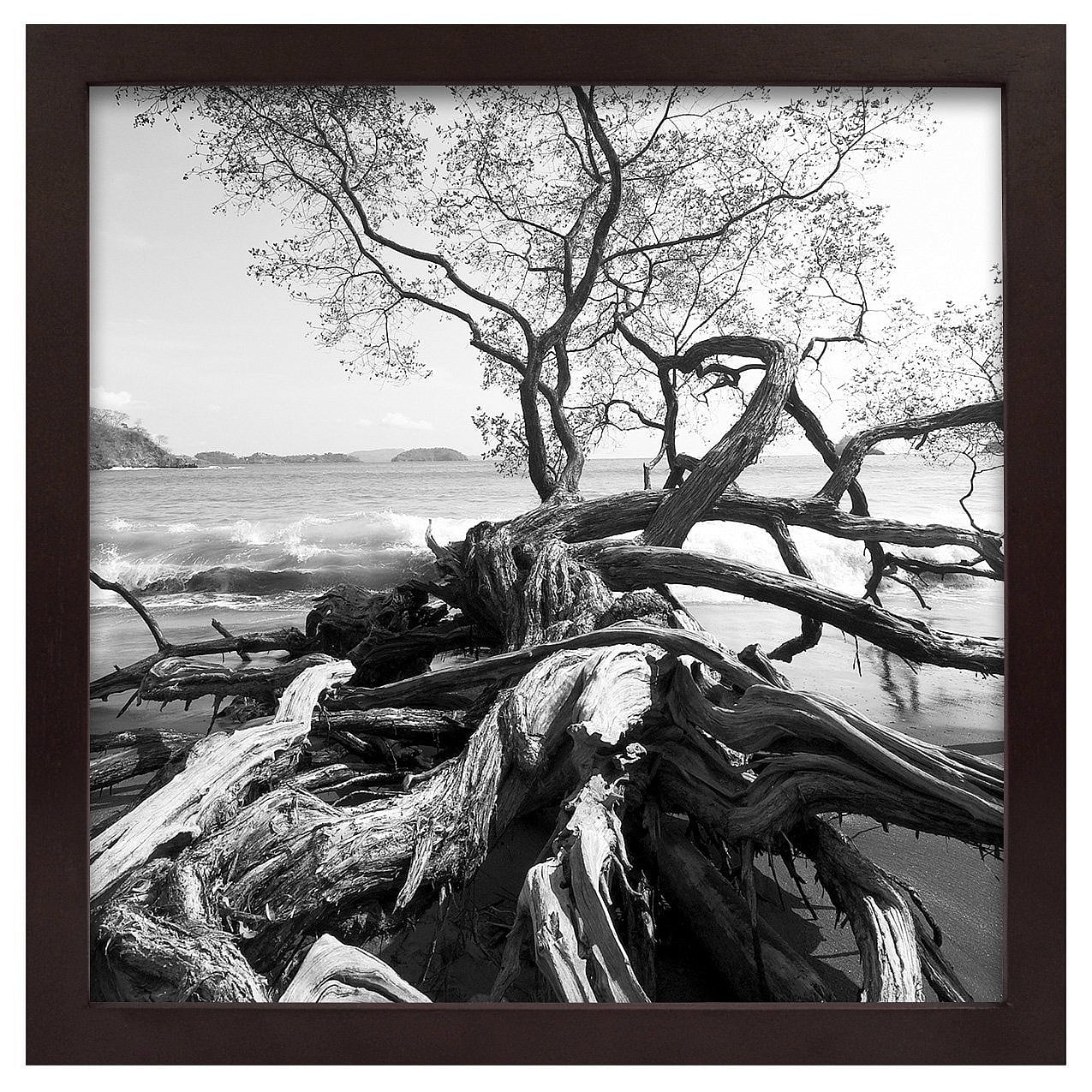 MCS 12x12 Solid Wood Art Frame In Walnut - Walmart.com