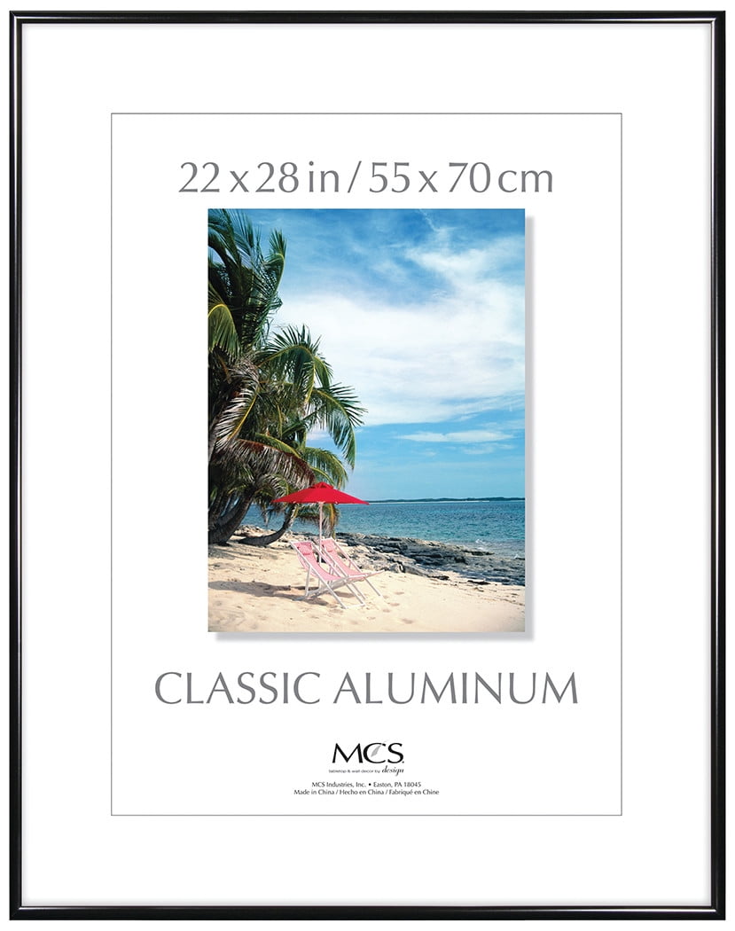 MCS 22x28 Inch Aluminum Poster Frame, Black (44283) - Walmart.com