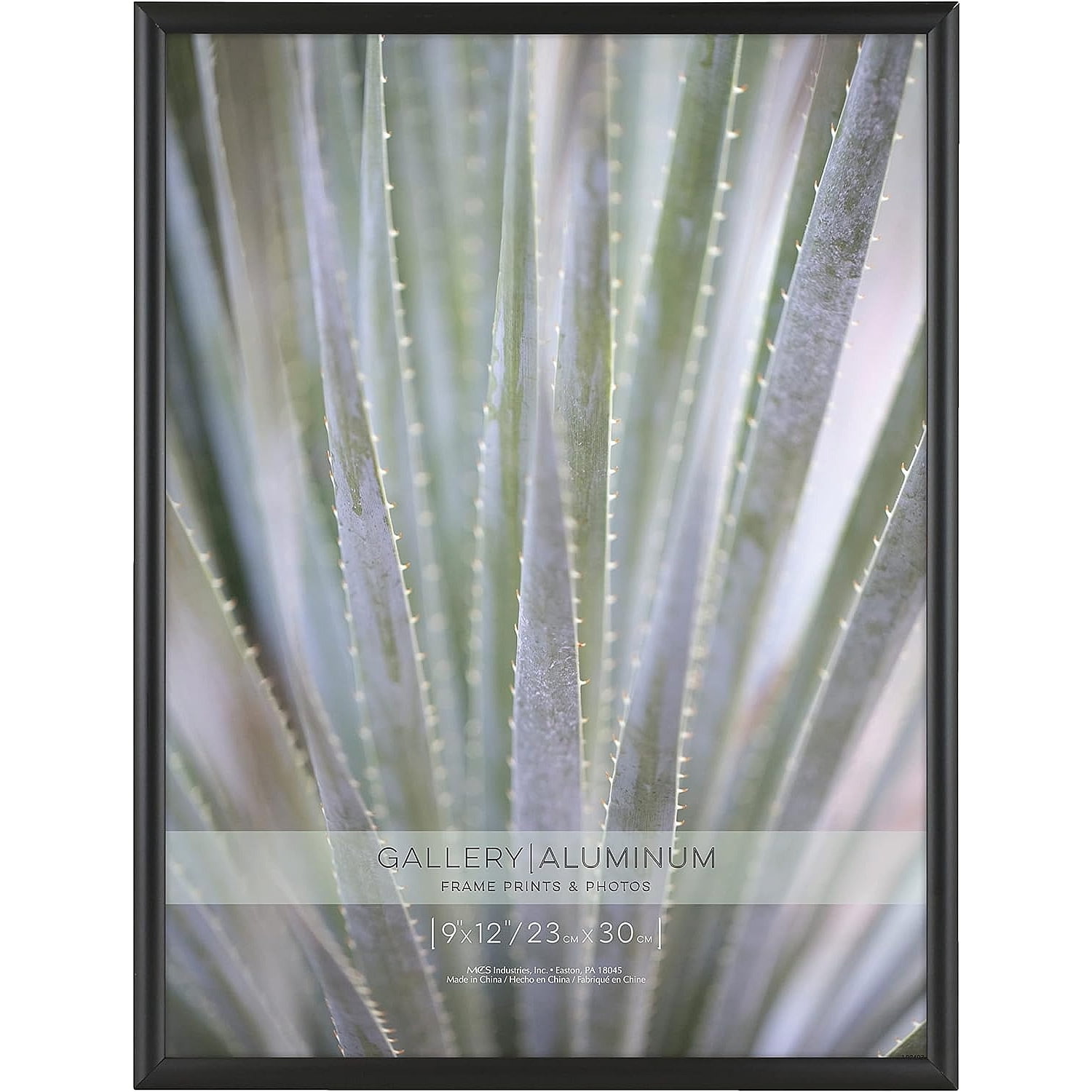 Classic Black Aluminum POSTER 9x12 frame by MCS - 9x12 - Walmart.com