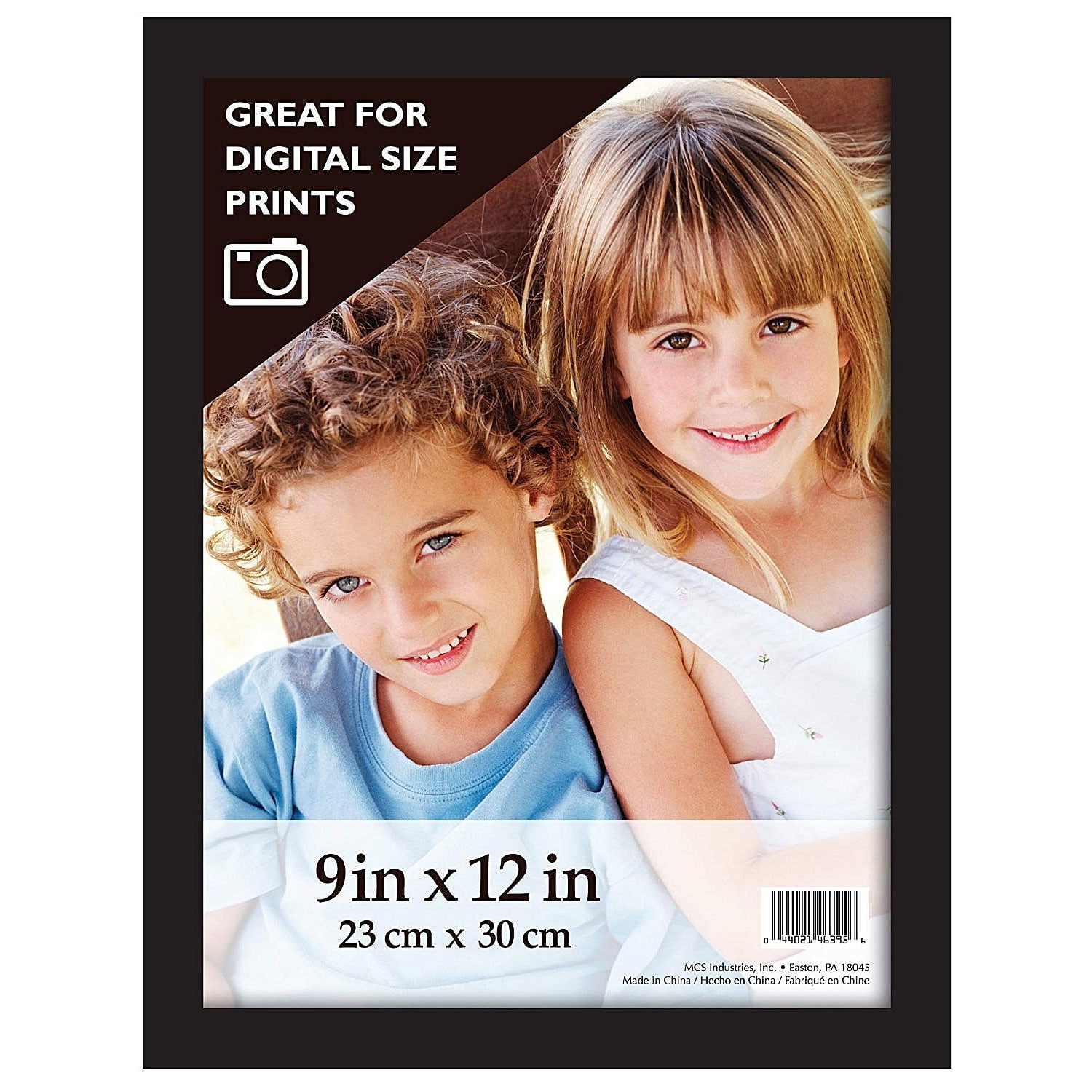 GALLERY flat-top black wood document 9x12 frame - 9x12 - Walmart.com