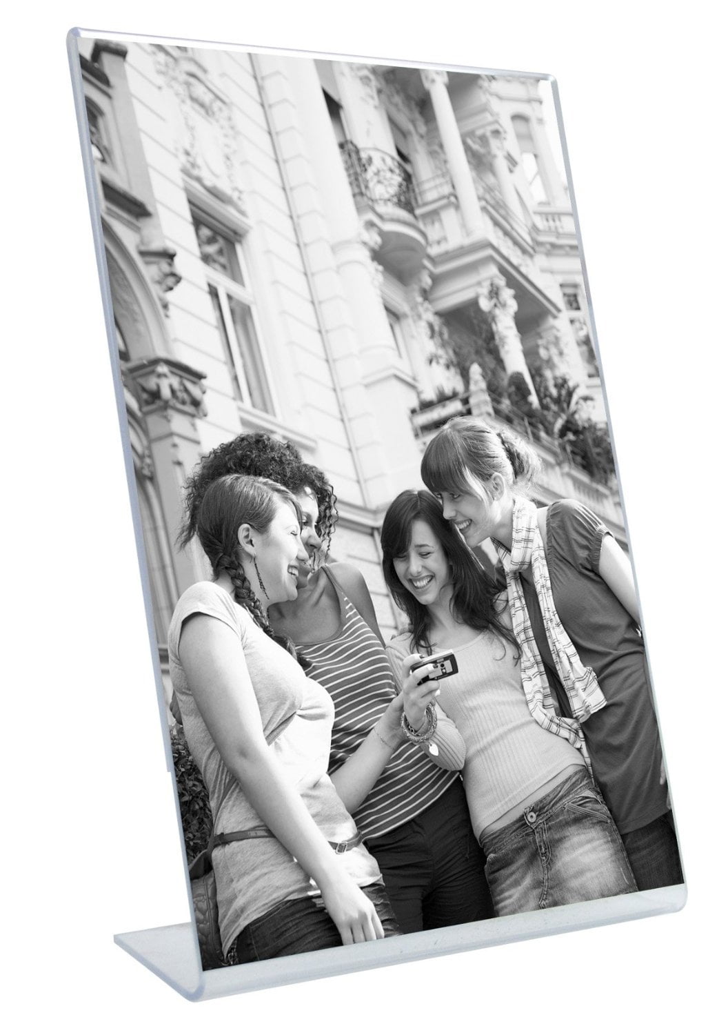 MCS Bent Acrylic Vertical Photo Frame, 5x7 Display Picture Size ...