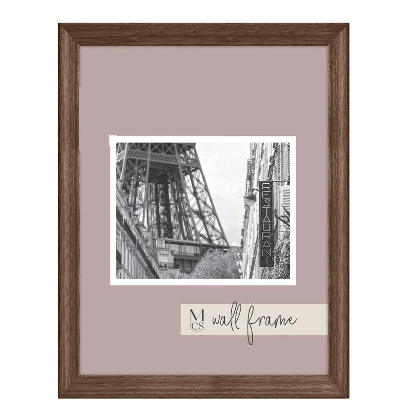 MCS Classic Edge Frame - 20" x 30" Walnut - Walmart.com