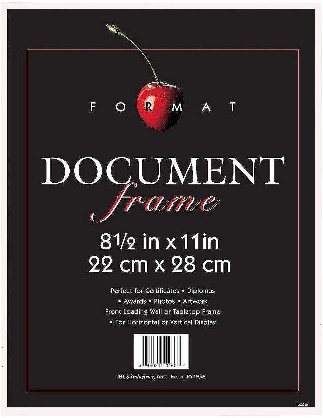 The ORIGINAL FORMAT FRONT-LOAD White 8one-half inchx11 frame - 8.5x11 ...