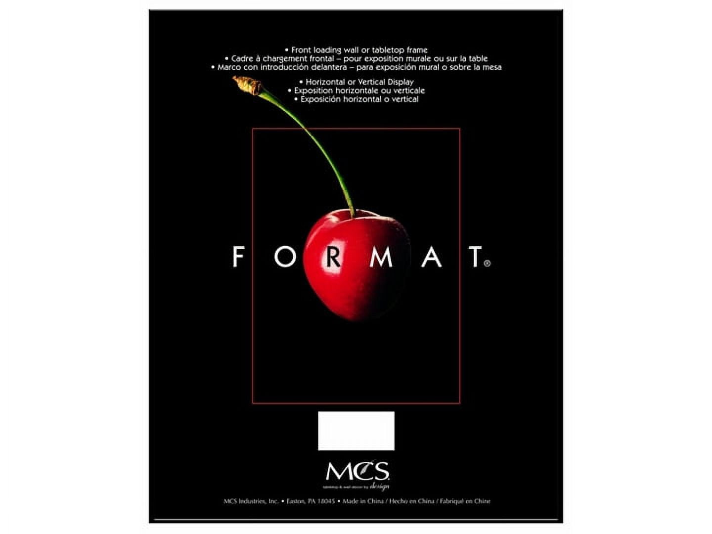 The ORIGINAL FORMAT FRONT-LOAD Black 3one-half inchx5 frame - 3.5x5 ...