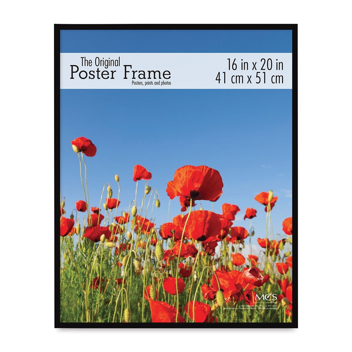 MCS Durable Plastic Poster Frame, Large Format - 13" x 19" x 5/32 ...