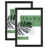 MCS Studio Gallery 13x19 Picture Frame Black Woodgrain, Rectangle Photo ...