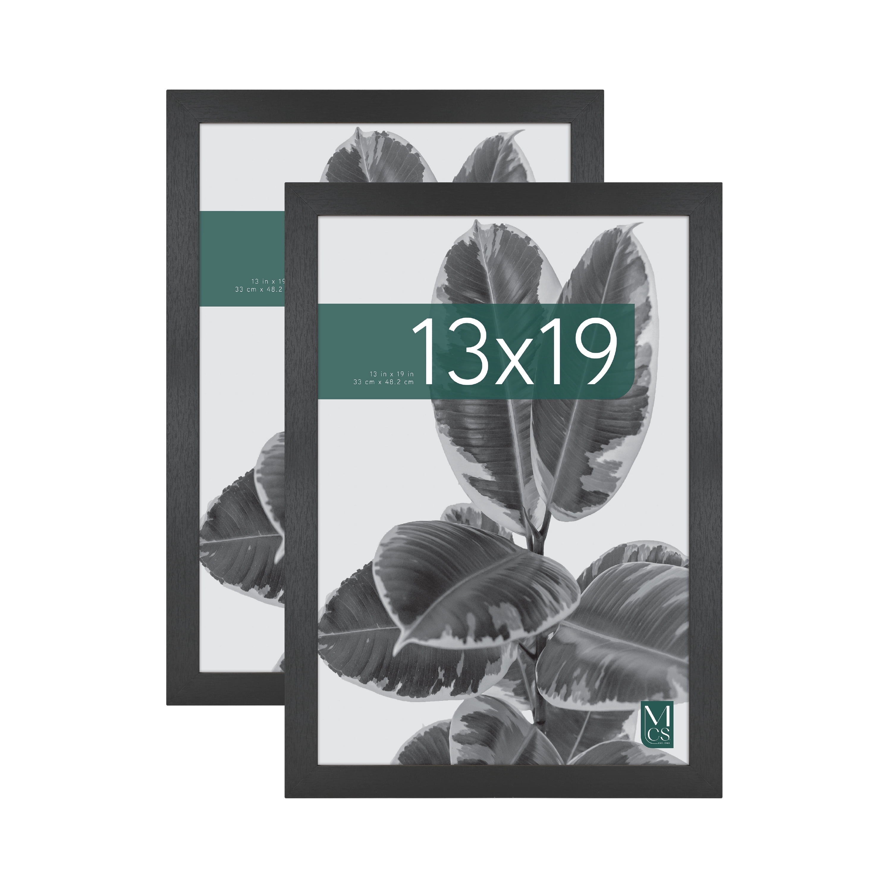 MCS Studio Gallery 13x19 Picture Frame Black Woodgrain Engineered Wood ...