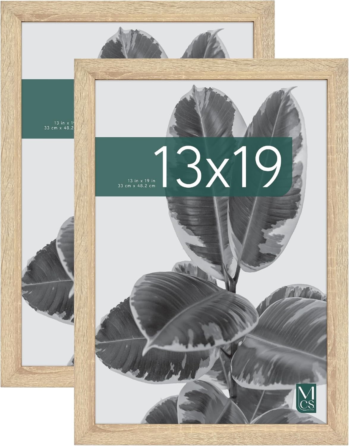 MCS Studio Gallery 13x19 Picture Frame Natural Woodgrain, Rectangle ...