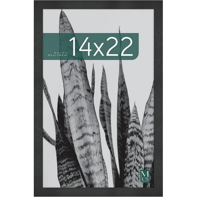 MCS Studio Gallery 14x22 Poster Frame Black Woodgrain, Vertical ...