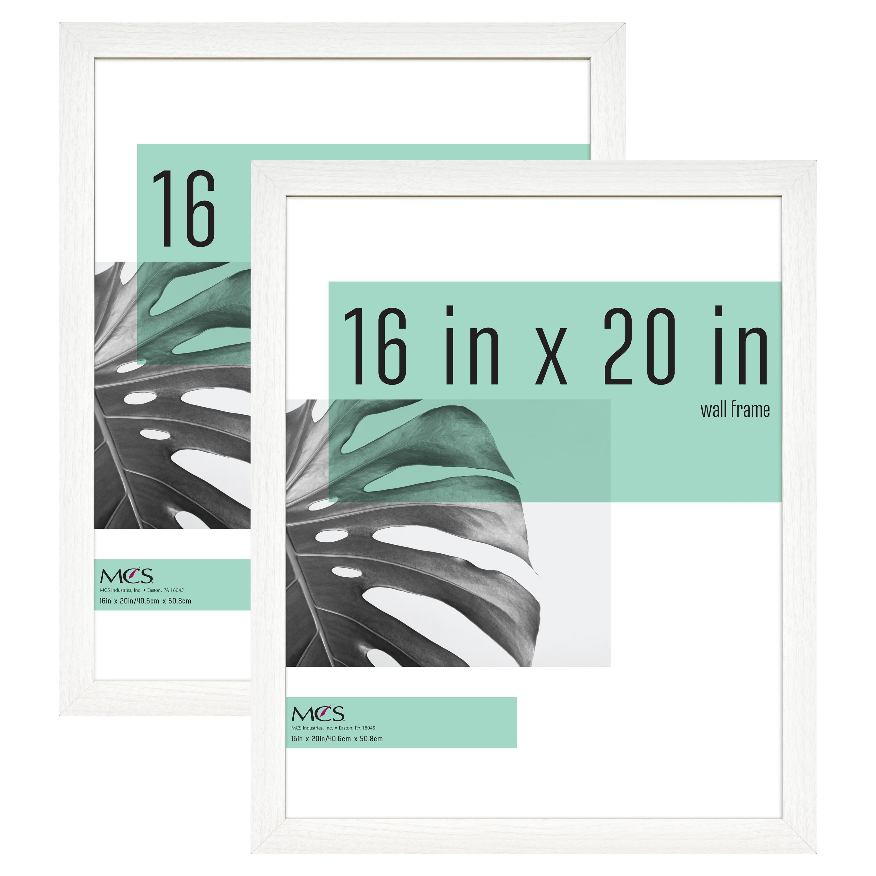 MCS Studio Gallery 16x20 Poster Frame White Woodgrain, Vertical ...