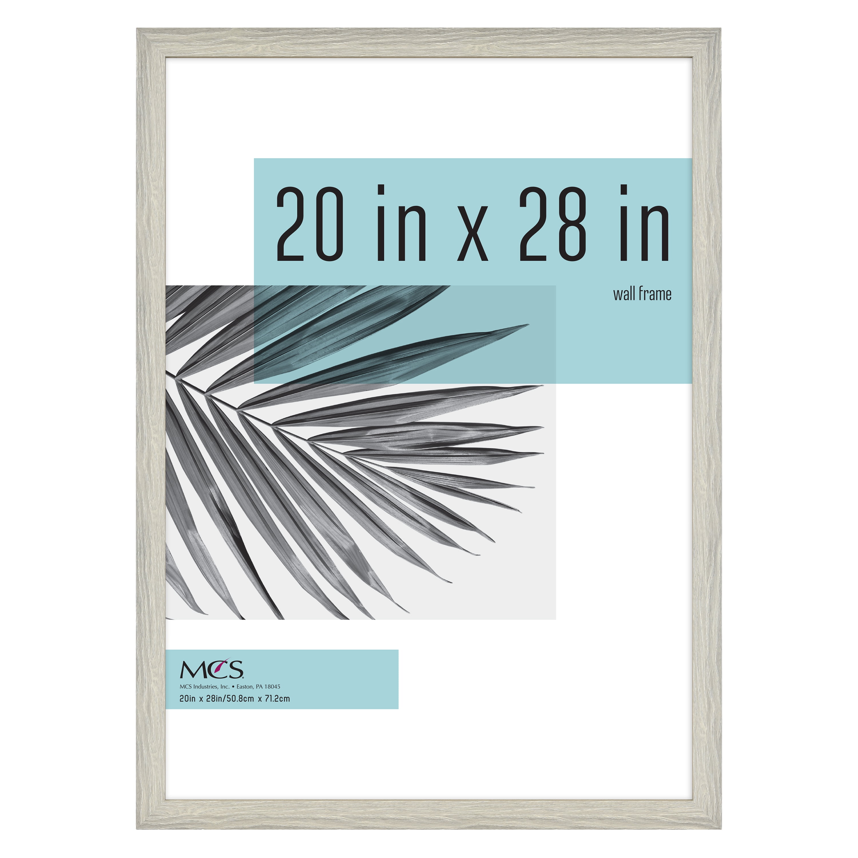 MCS Studio Gallery 20x28 Poster Frame Gray Woodgrain, Vertical ...