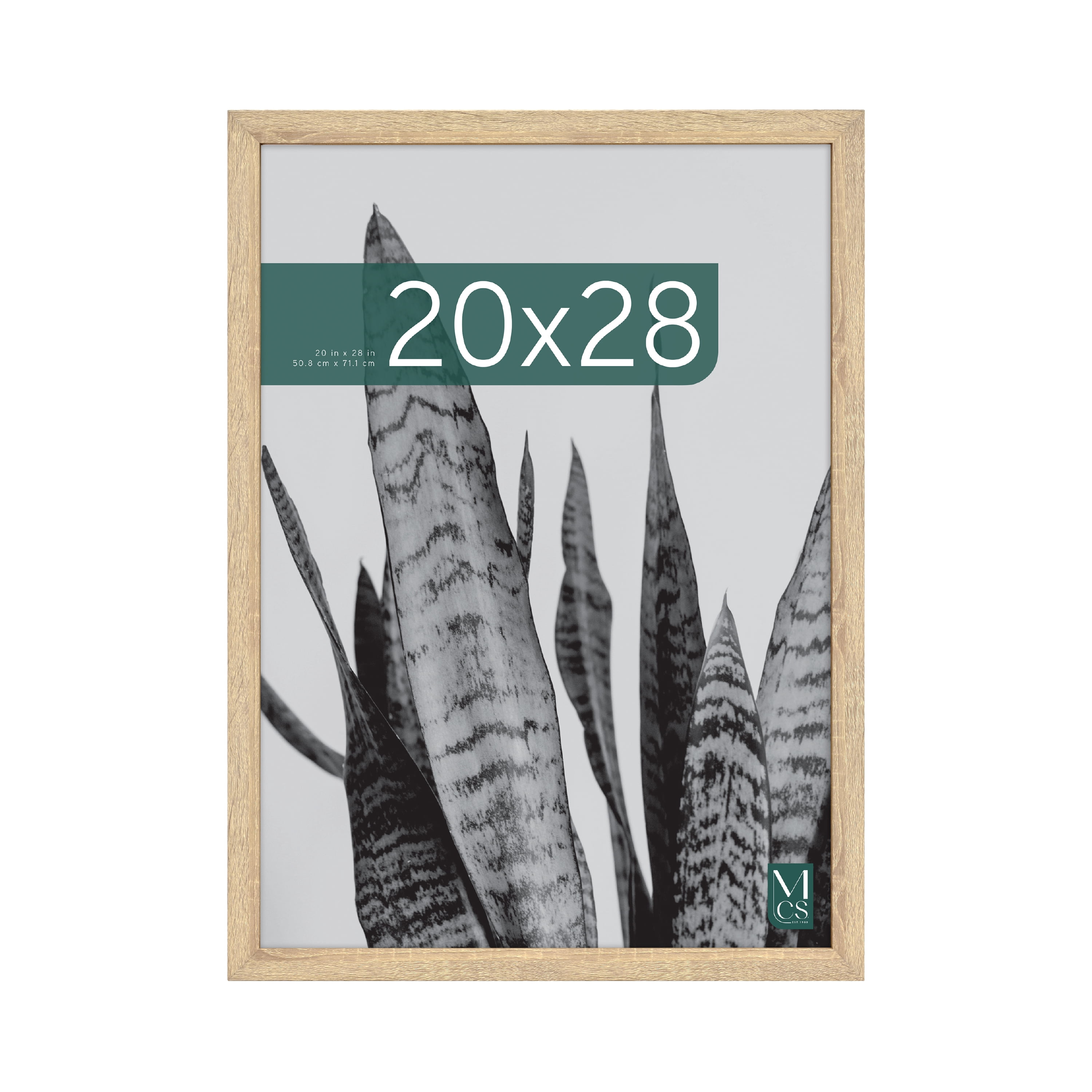 MCS Studio Gallery 20x28 Inch Wall Frame Natural Woodgrain, Vertical ...