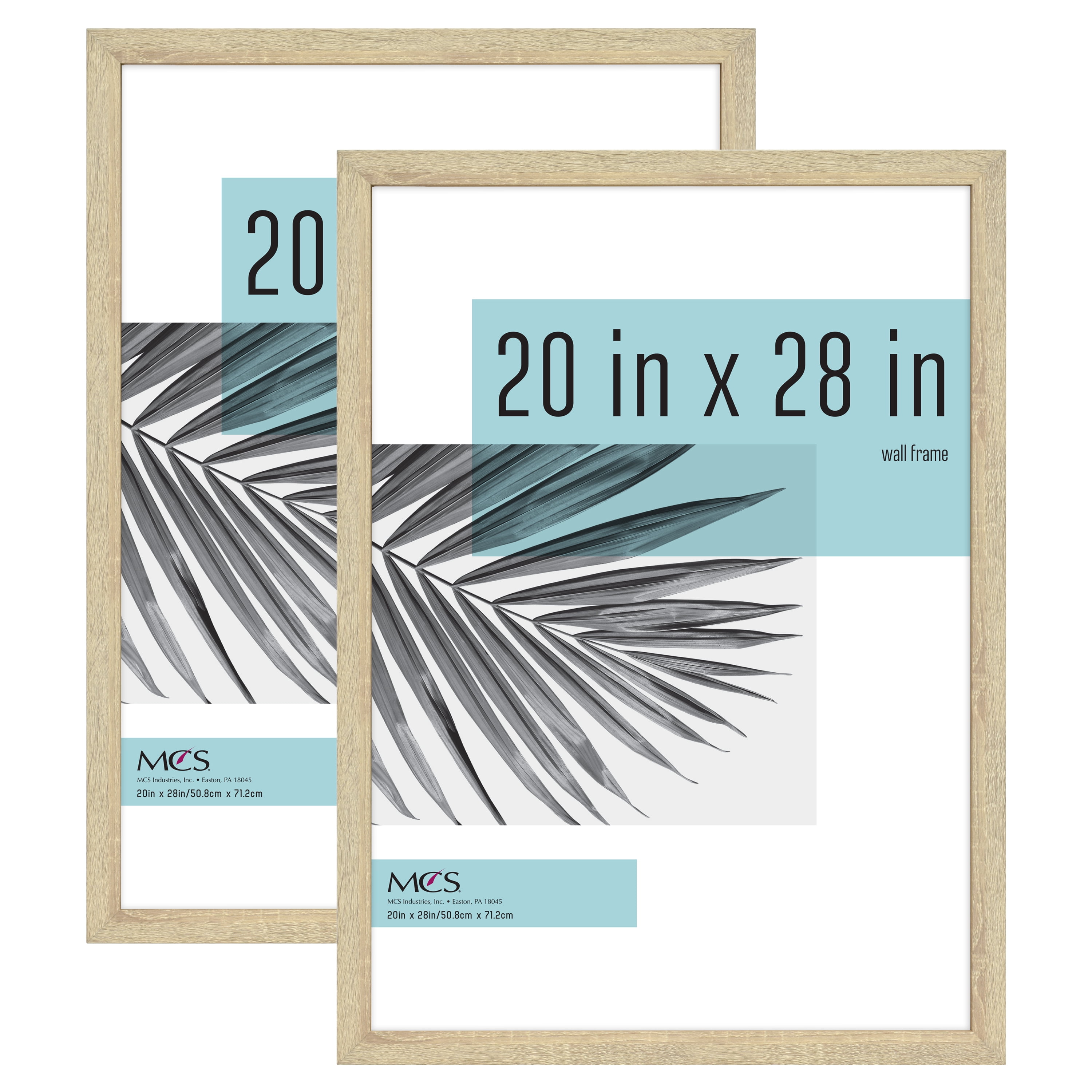 MCS Studio Gallery 20x28 Poster Frame Natural Woodgrain, Vertical ...