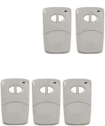 MCS412001 5-Pack Multicode 4120 300 MHz 2 Button Remote Control ...
