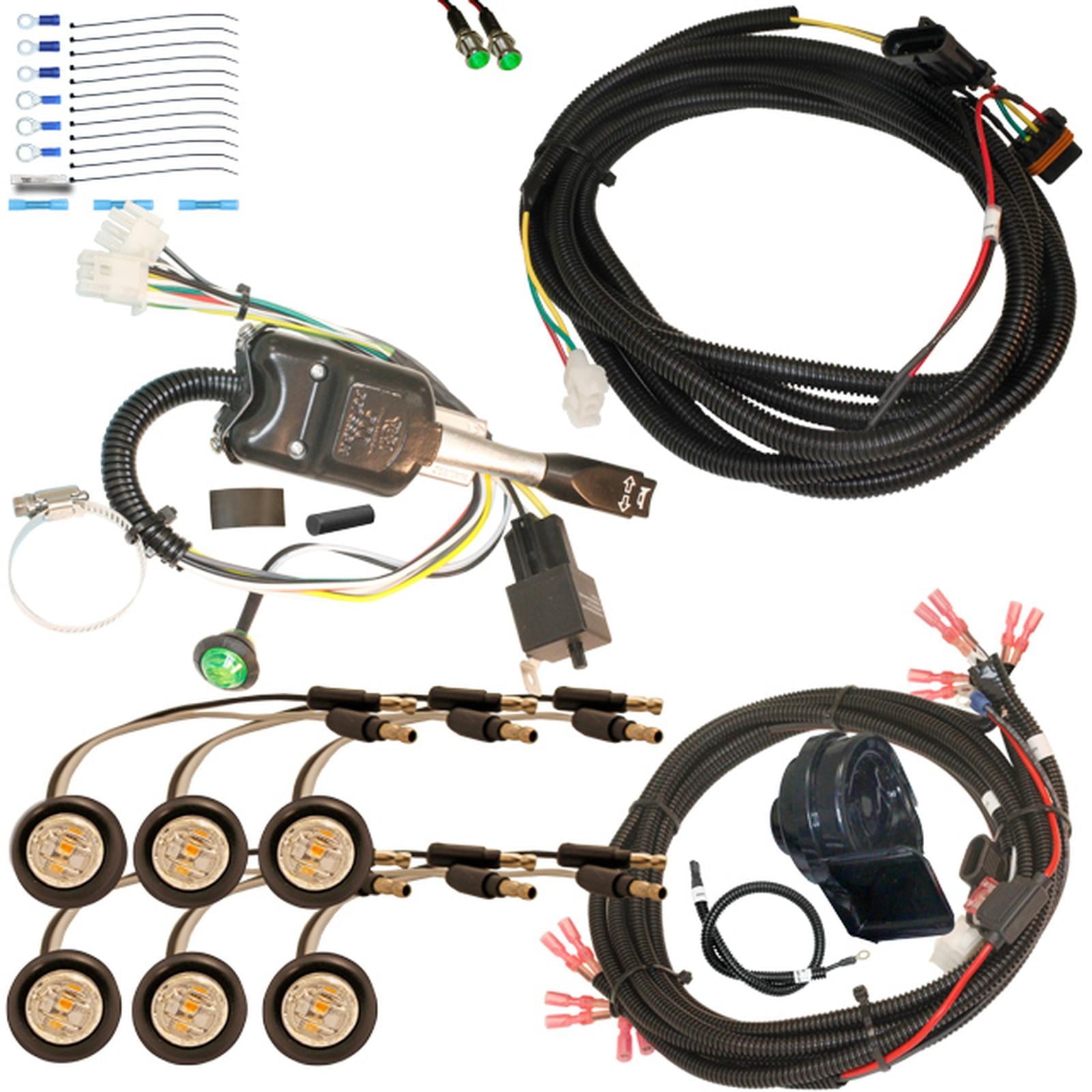 MCSADVENTURES Plug and Play turn kit with Horn / Hazard for 15-18 RZR ...