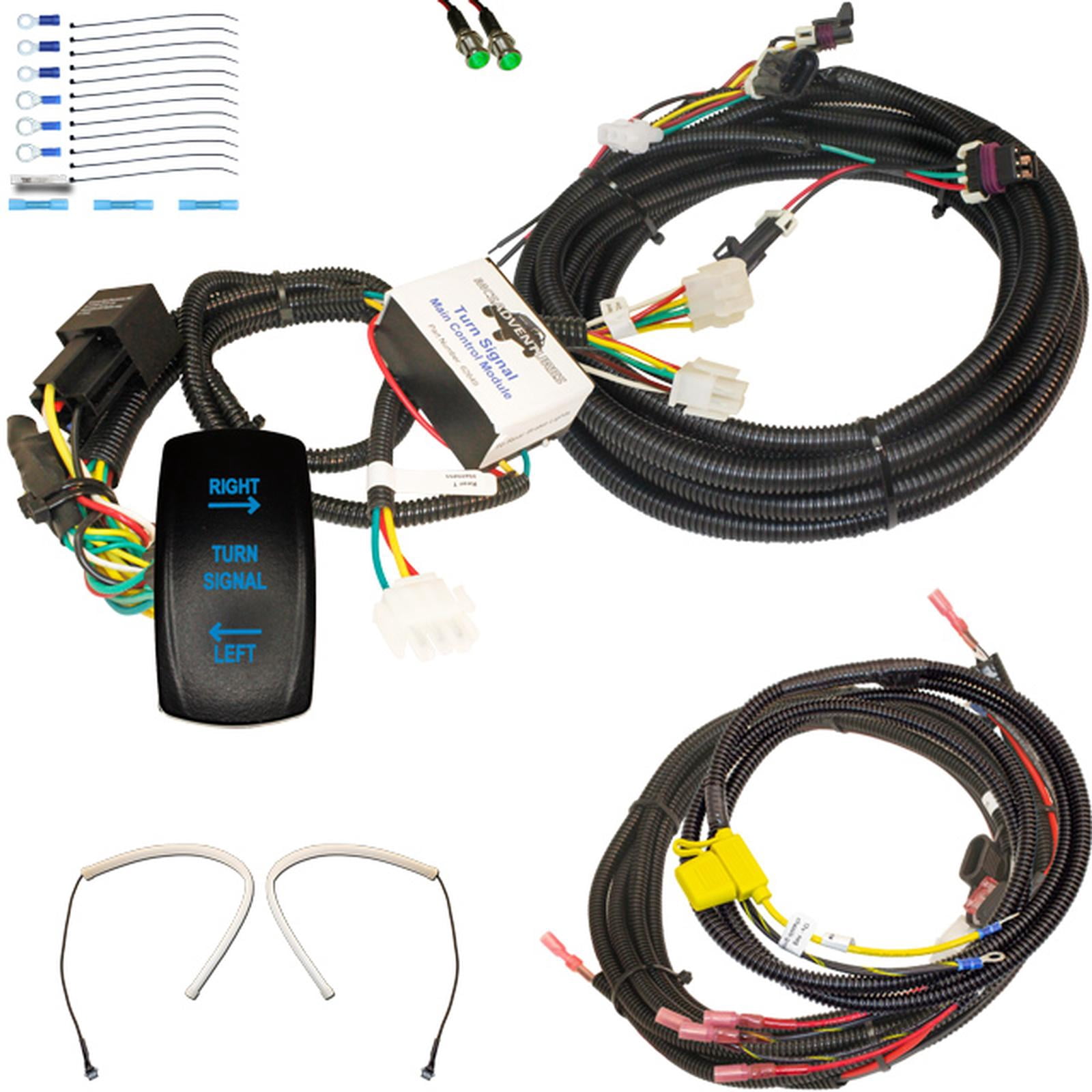 MCSADVENTURES plug and play turn signal kit for 13+ Ranger 500/570/900 ...