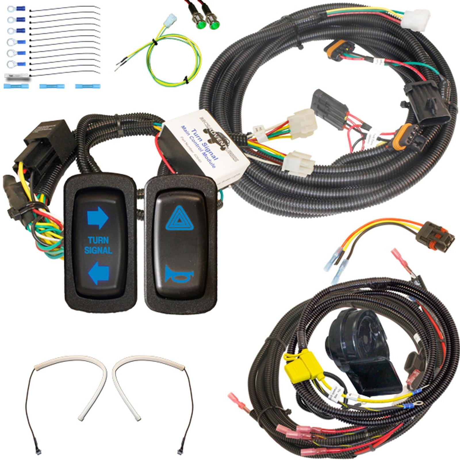 MCSADVENTURES plug and play turn signal kit for 18+ Ranger: 'L' Rocker ...