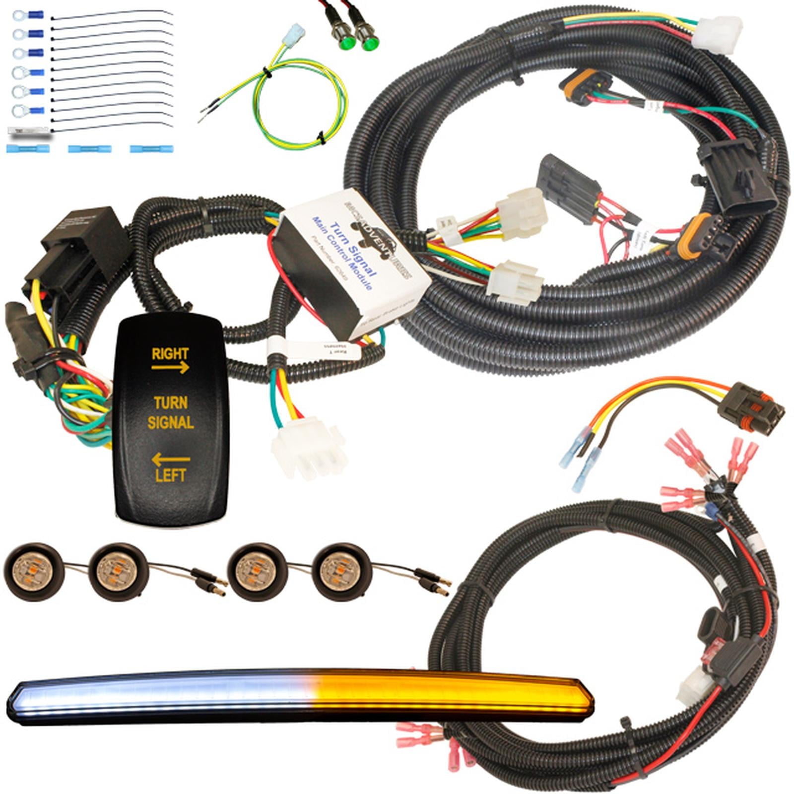 MCSADVENTURES plug and play turn signal kit for 2024 RZR XP 1000 ...