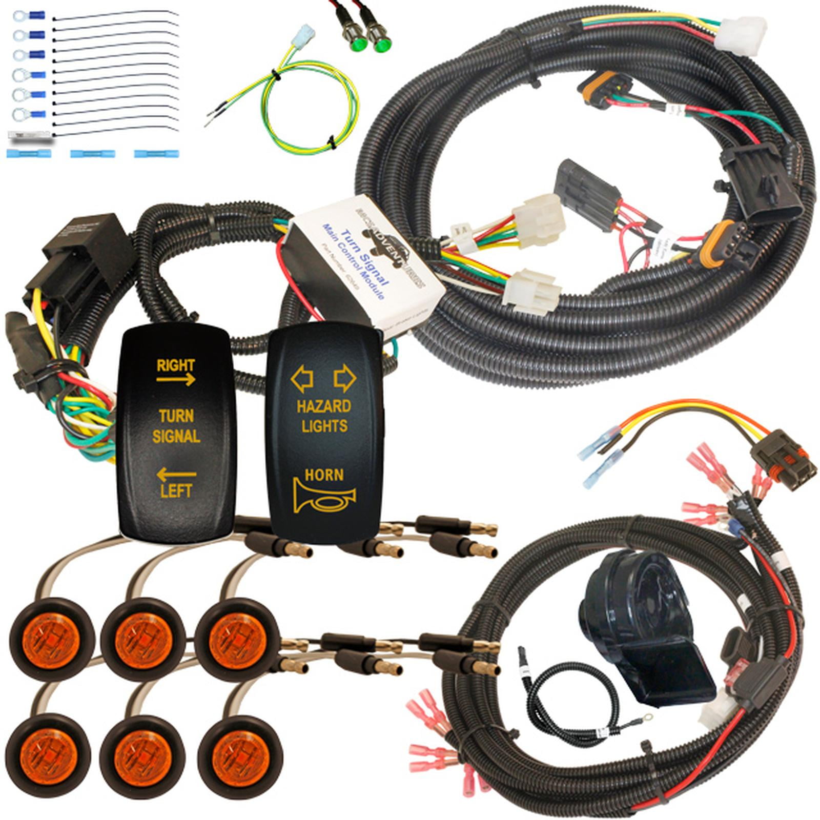 MCSADVENTURES plug and play turn signal kit for 2024 RZR XP 1000 ...