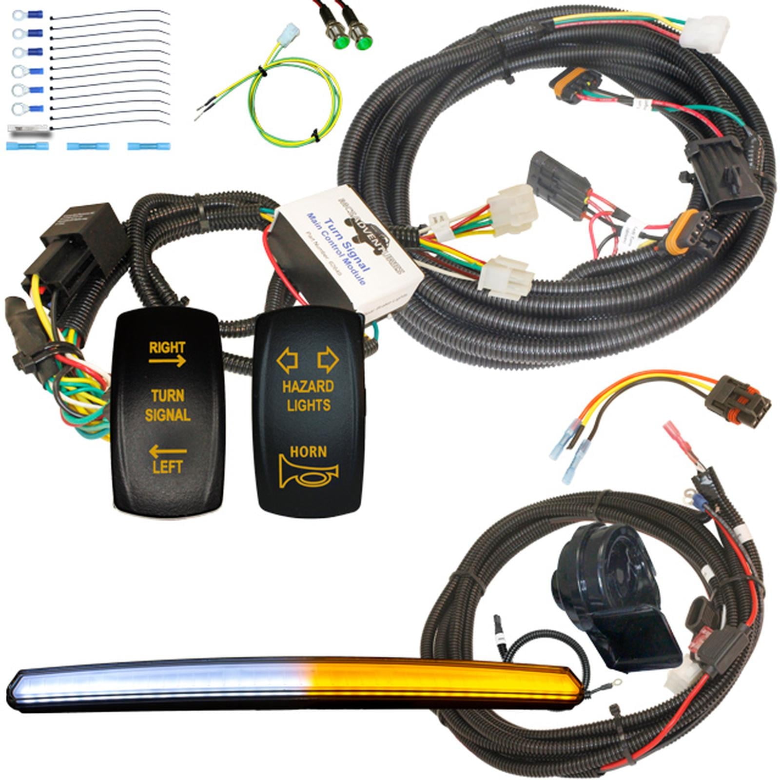 MCSADVENTURES plug and play turn signal kit for 2024 RZR XP 1000 ...