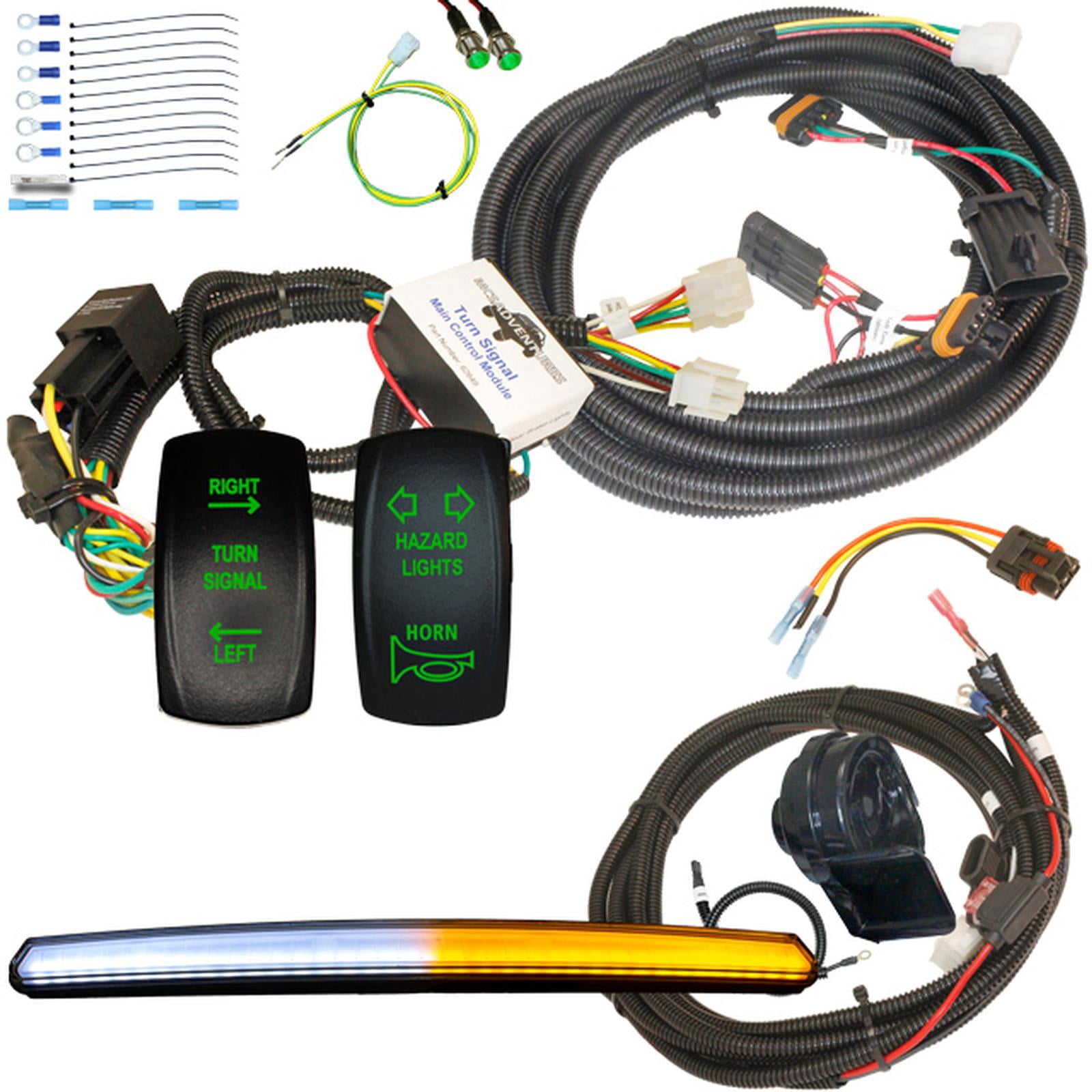MCSADVENTURES plug and play turn signal kit for 2024 RZR XP 1000 ...