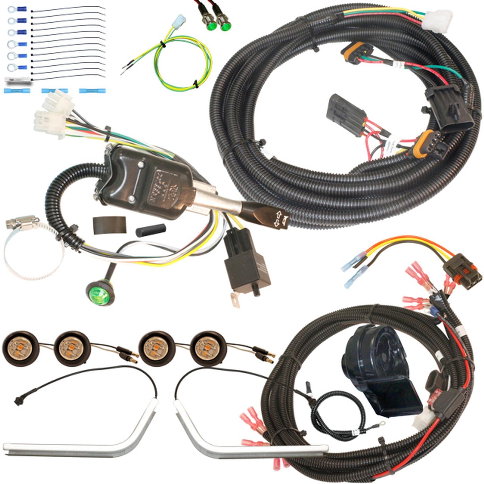 MCSADVENTURES plug and play turn signal kit for 14+ RZR: Lever switch ...