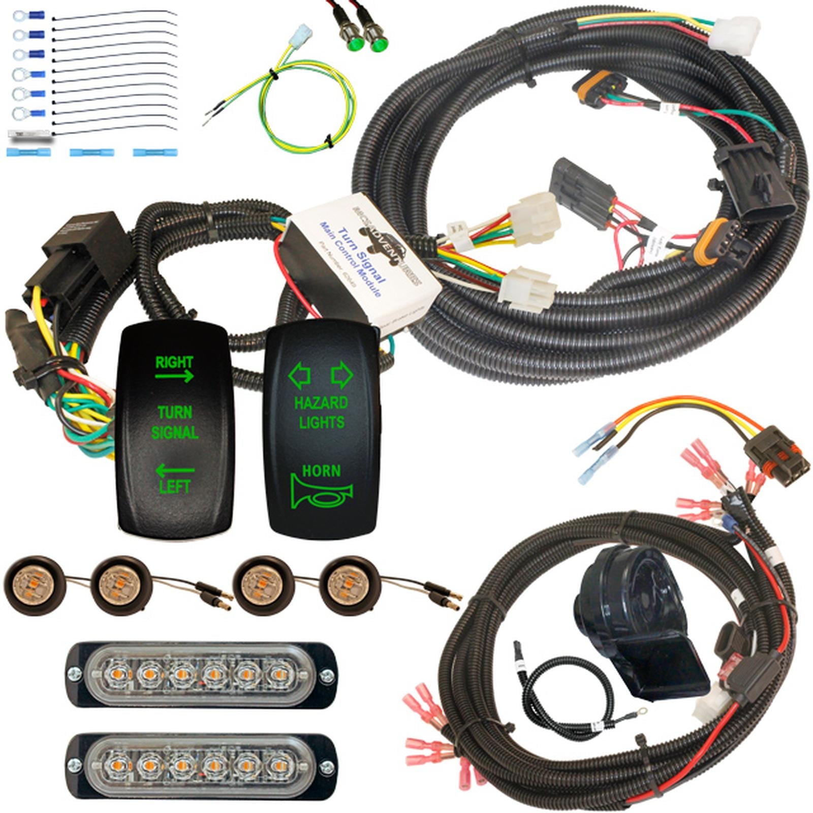 MCSADVENTURES plug and play turn signal kit for 2024 RZR XP 1000 ...