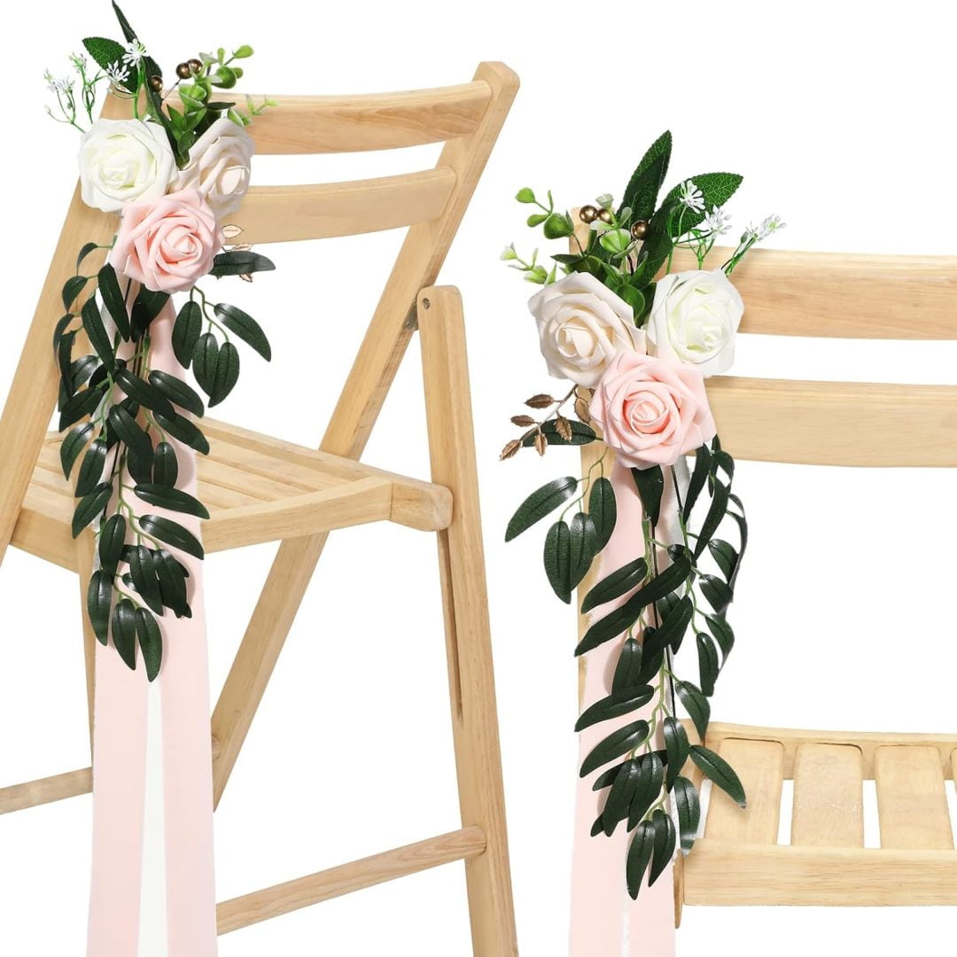 MCTZ 16 Pcs Wedding Aisle Decorations for Wedding Ceremony Pew ...