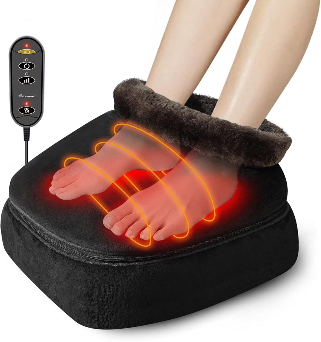 MCTZ Foot Massager with Heat, 2-in-1 Shiatsu Gentle Foot and Back ...