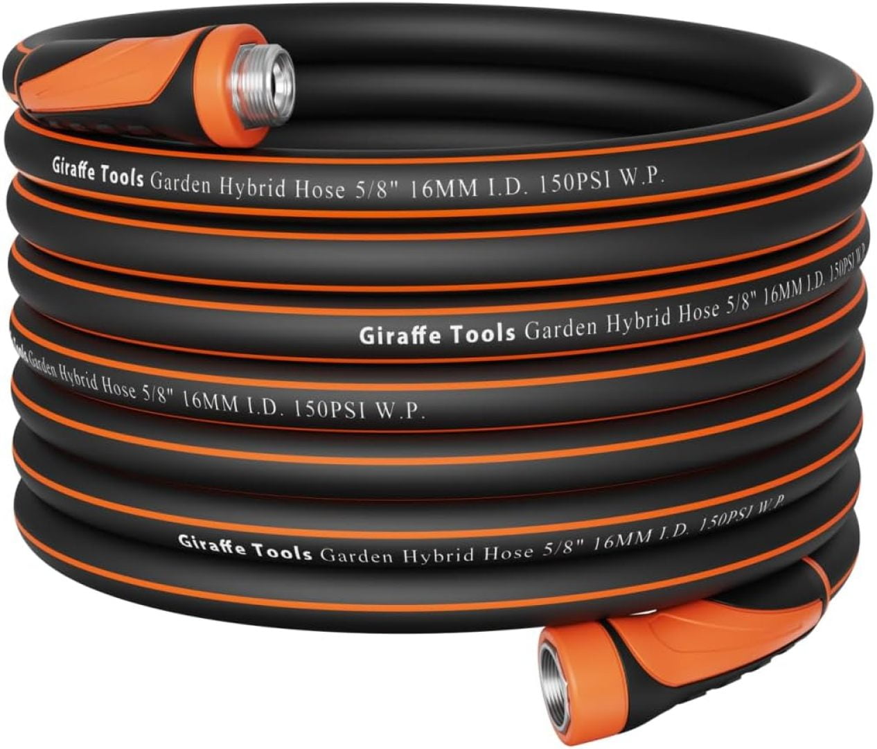 MCTZ Garden Hose 100ft x 5/8", Water Hose Heavy Duty, Flexible ...