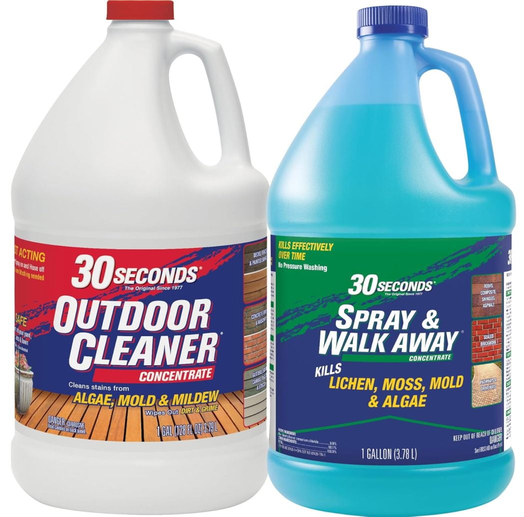MCTZ Outdoor Cleaner Concentrate for Mold, Mildew, Algae and Lichen ...