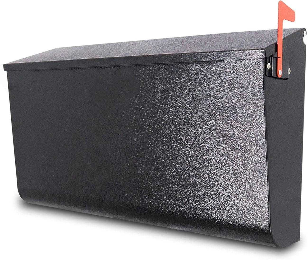 MCTZ Rainproof Galvanized Steel Wall Mount Mailbox with Red Flag - Wall ...