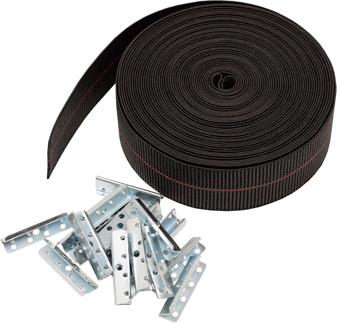 MCTZ Replacement Elastic Webbing Kit to Repair Sagging Couch, Chair ...