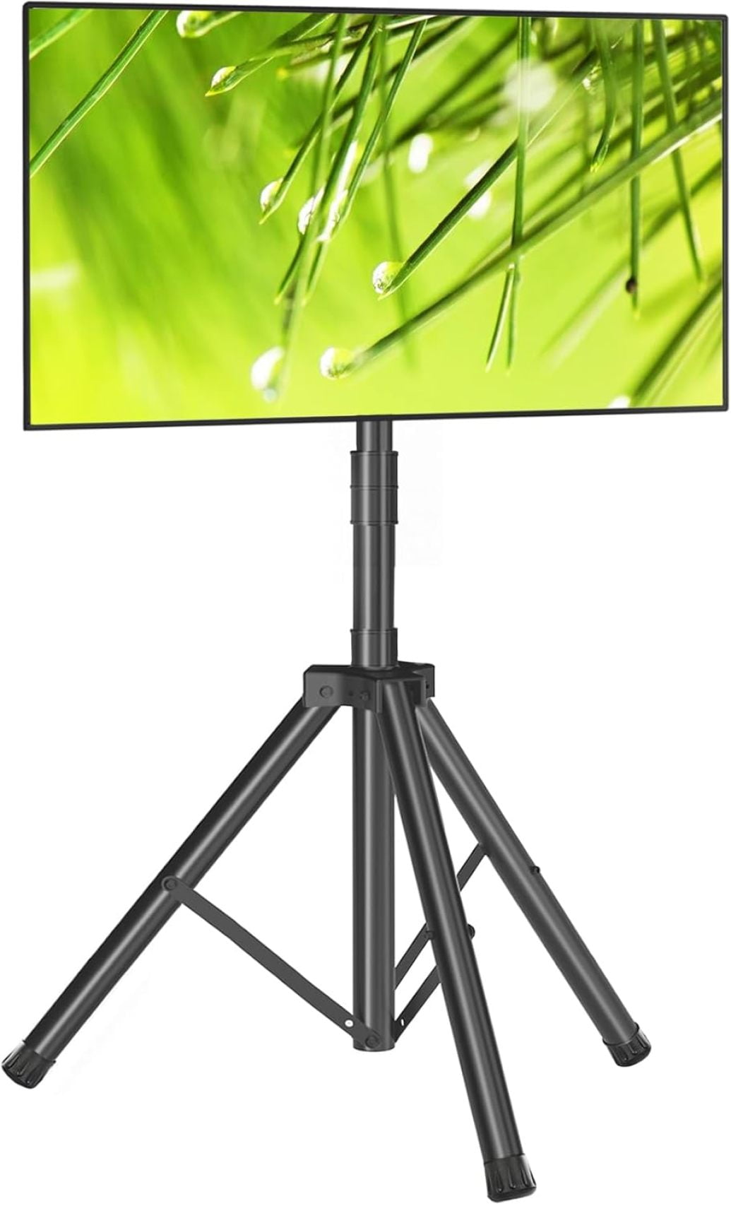 MCTZ TV Tripod Stand for 23-80 inch Flat Screen/Curved TVs, Portable TV ...