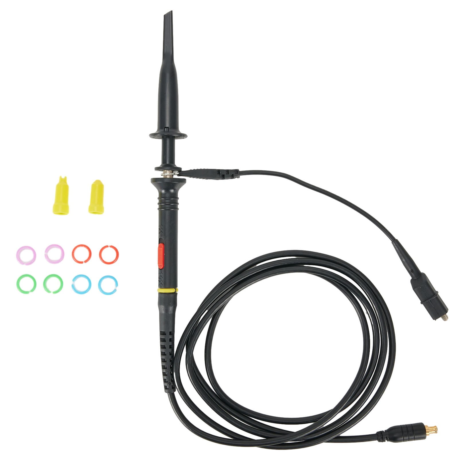 MCX Oscilloscope Probe 60MHz 1X with Ground Clip Includes Probe Hook ...