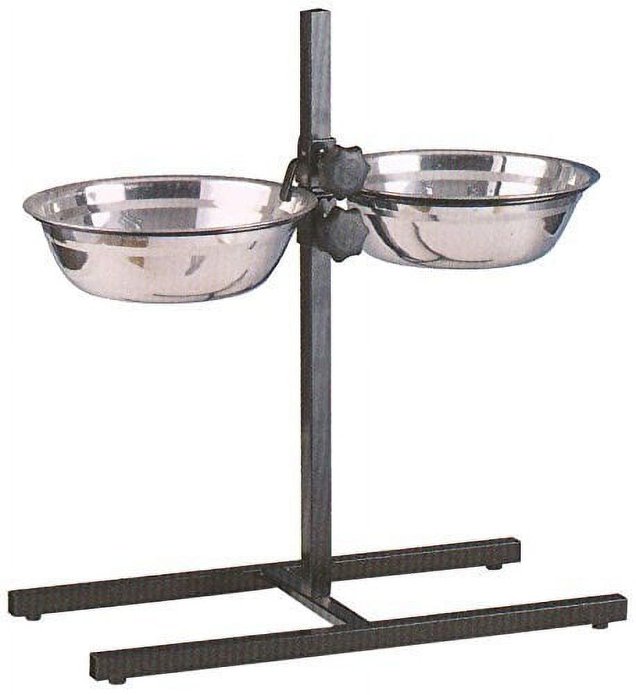 MCage Large Adjustable Wrought Iron Stainless Steel Double Diner Food ...