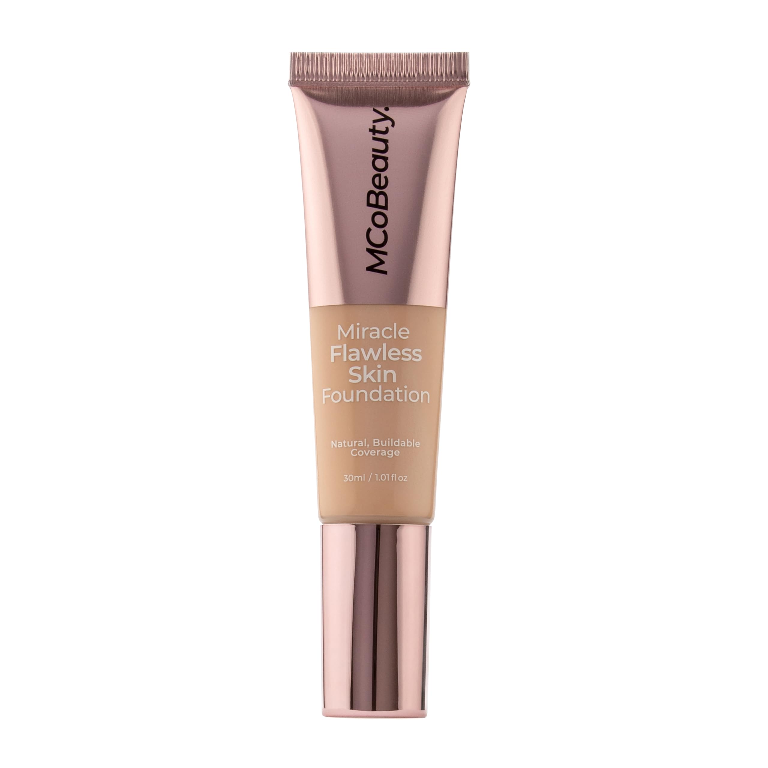 MCoBeauty Miracle Flawless Skin Foundation, 1 Pure Ivory, Natural ...