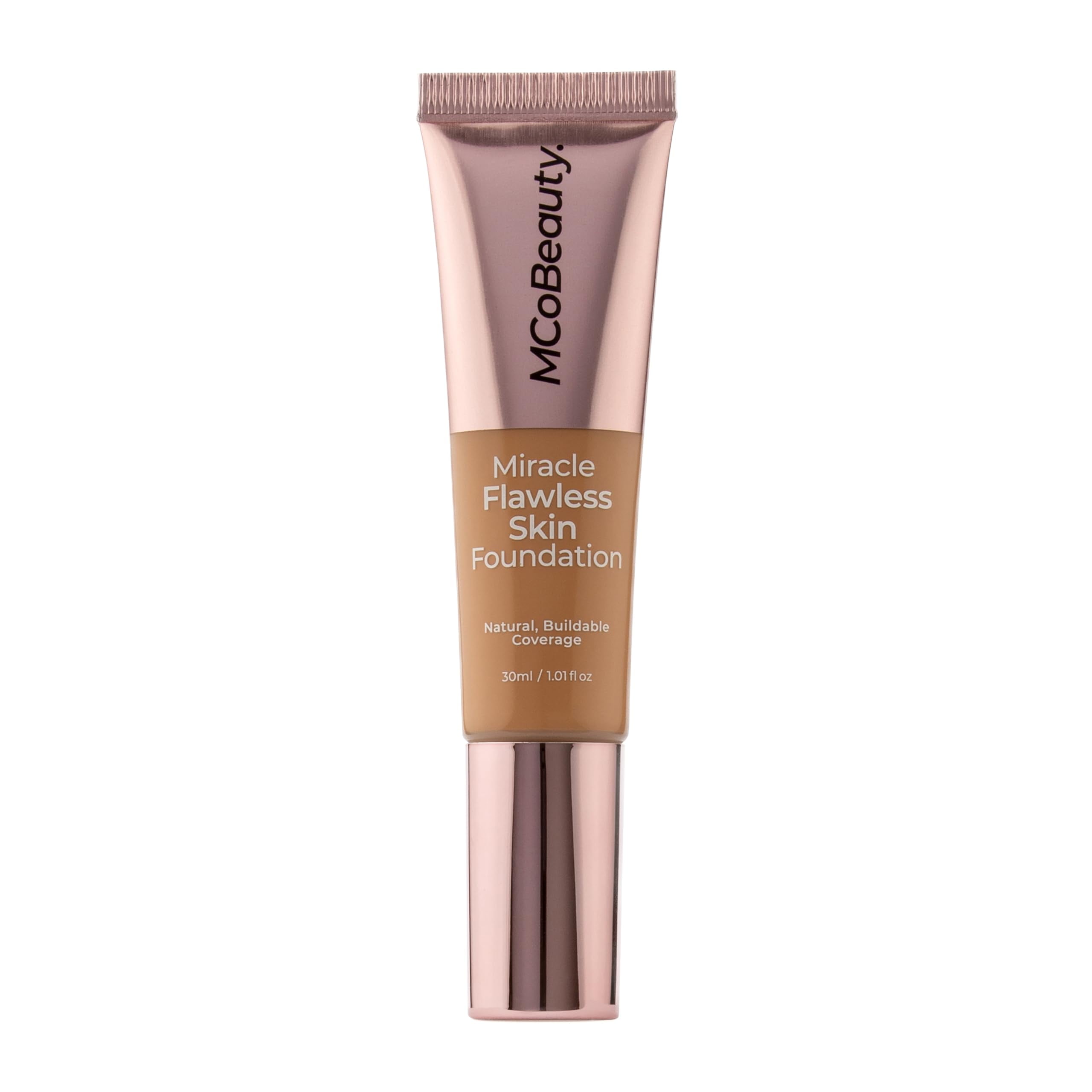 MCoBeauty Miracle Flawless Skin Foundation, 7 Medium Warm, Natural ...