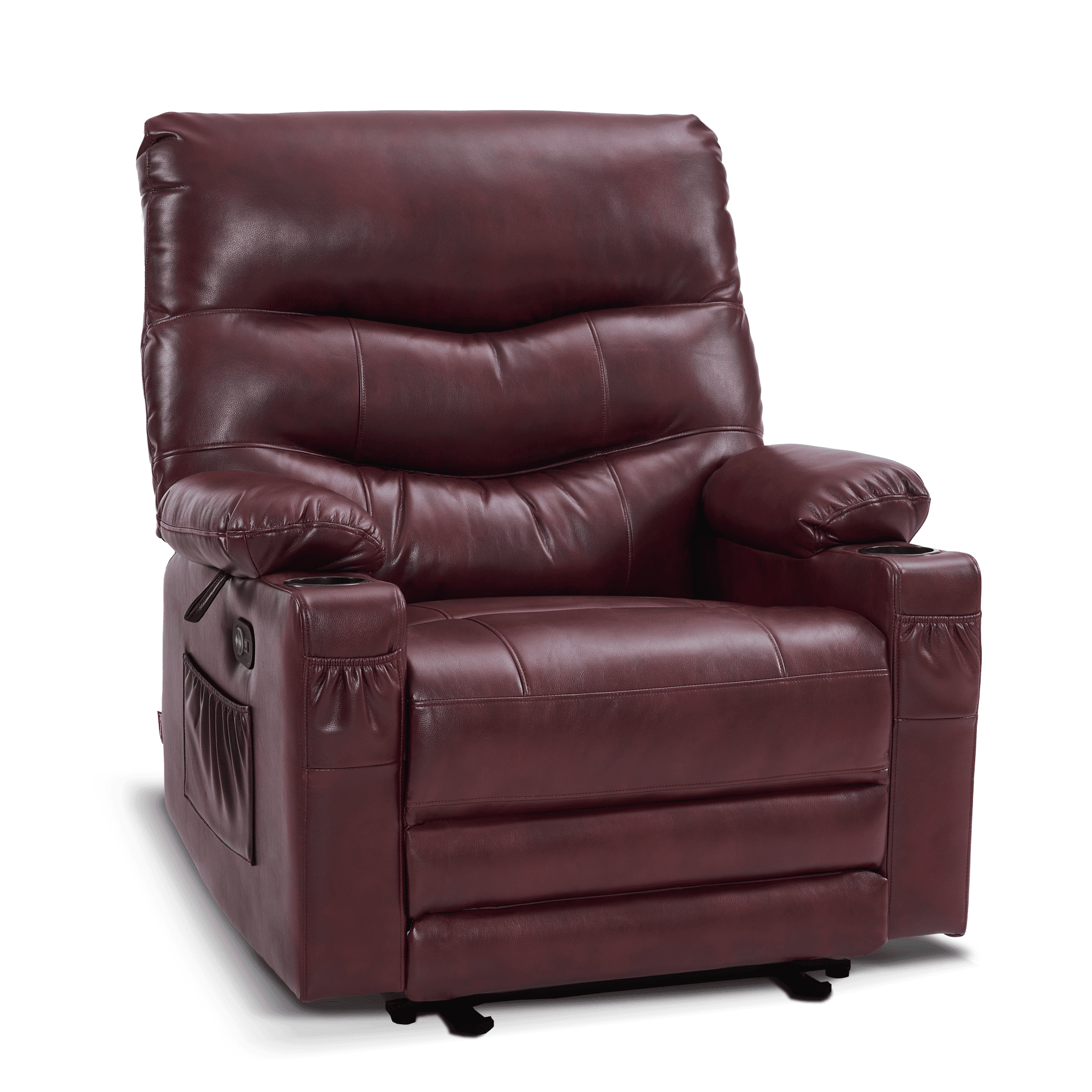 MCombo Oversized Heated Massage Recliner, 25'' Electric Power Chair ...
